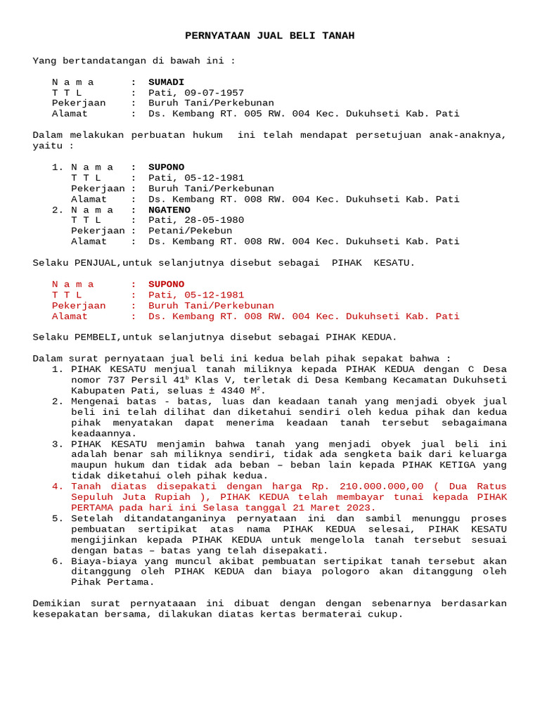 PJB Kembang Sumadi | PDF