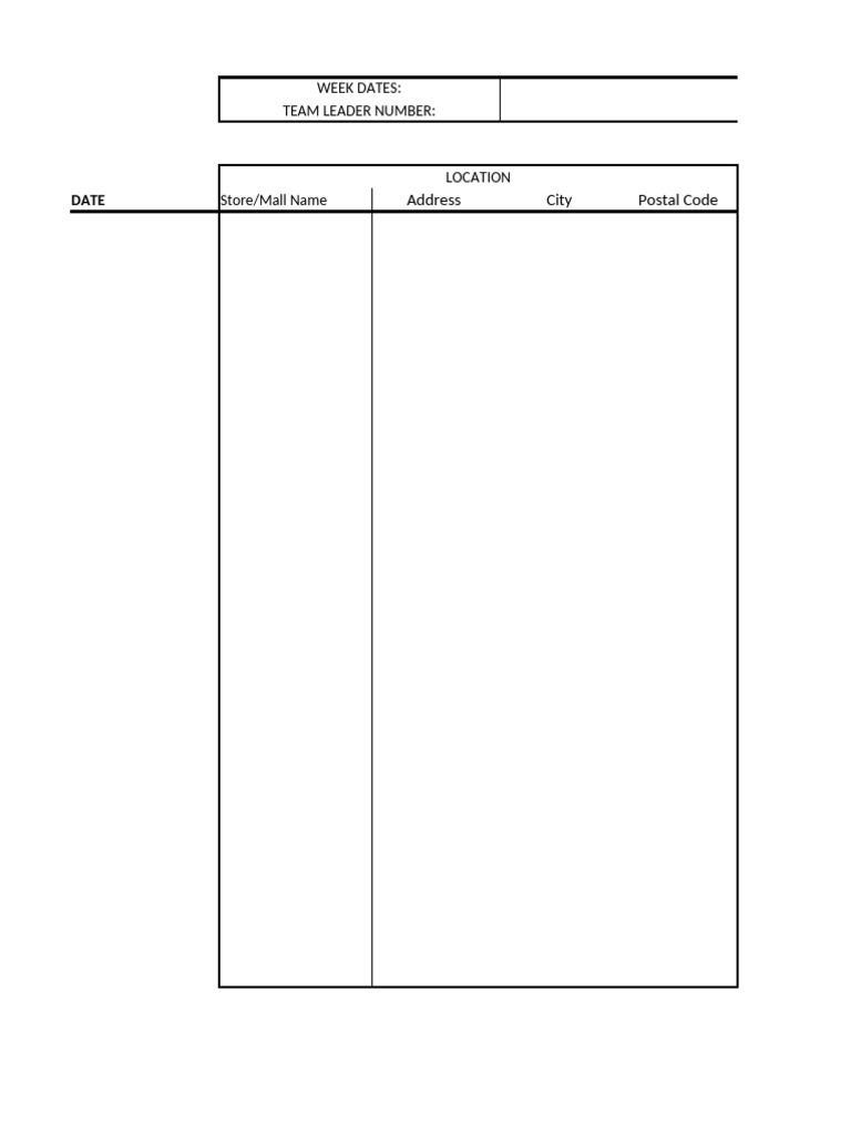 Pickup Order Report Template | PDF