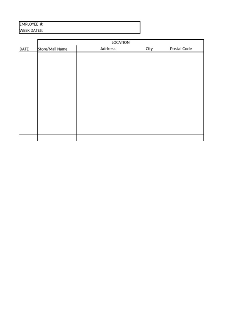 Employee Record Template | PDF