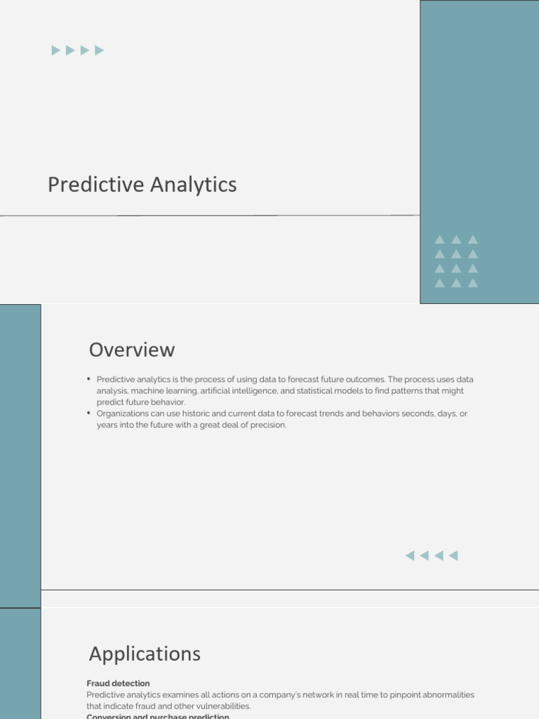 Module 6 Predictive Analytics | PDF | Predictive Analytics | Analytics