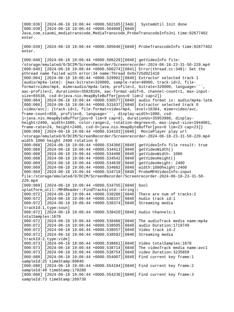 MP4 Video Transcoding Details | PDF | Codec | Data Compression