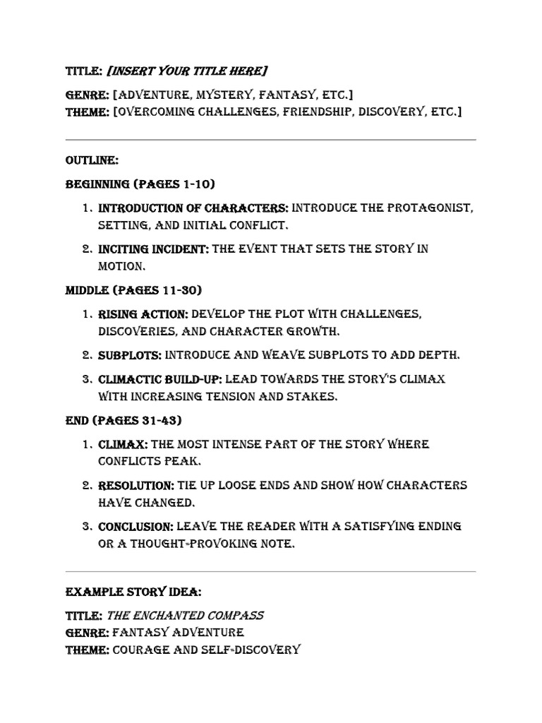 story writing pdf | PDF