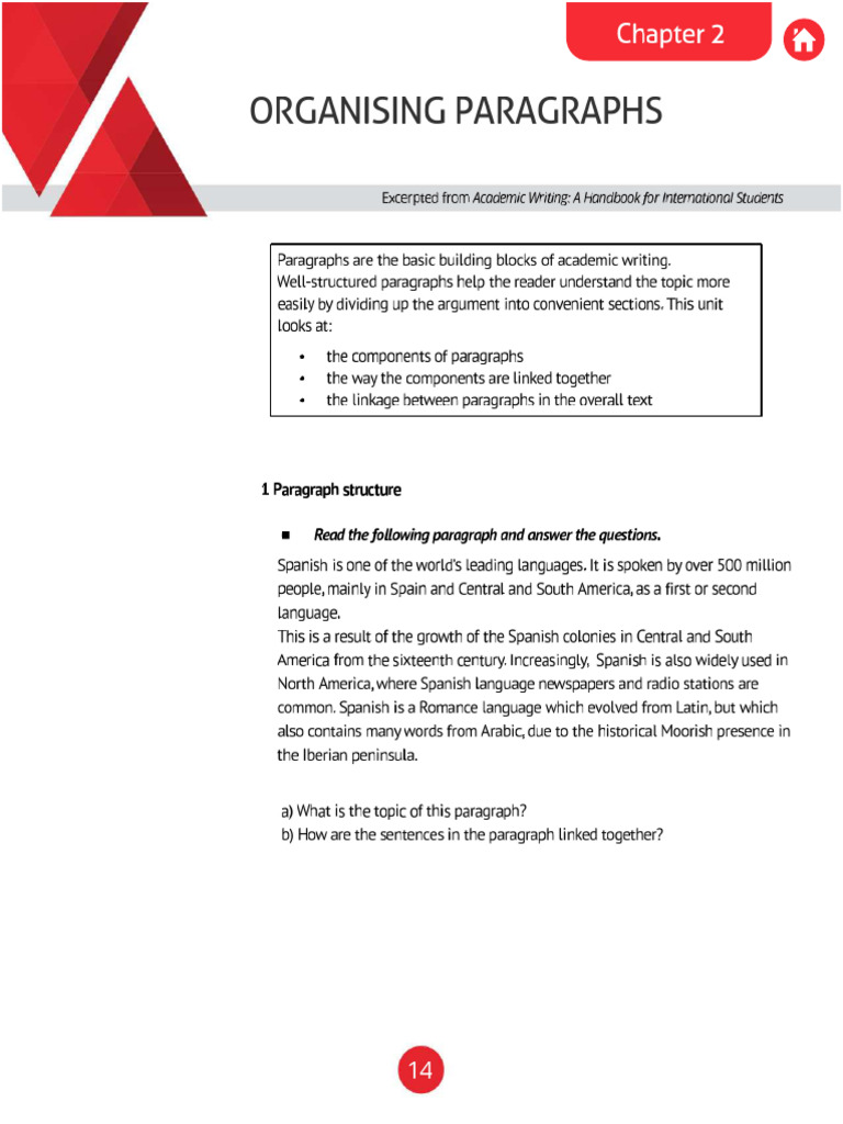 Organising Paragraphs | PDF