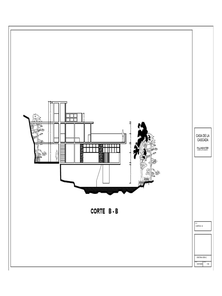 Casa de La Cascada-Corte B-B | PDF