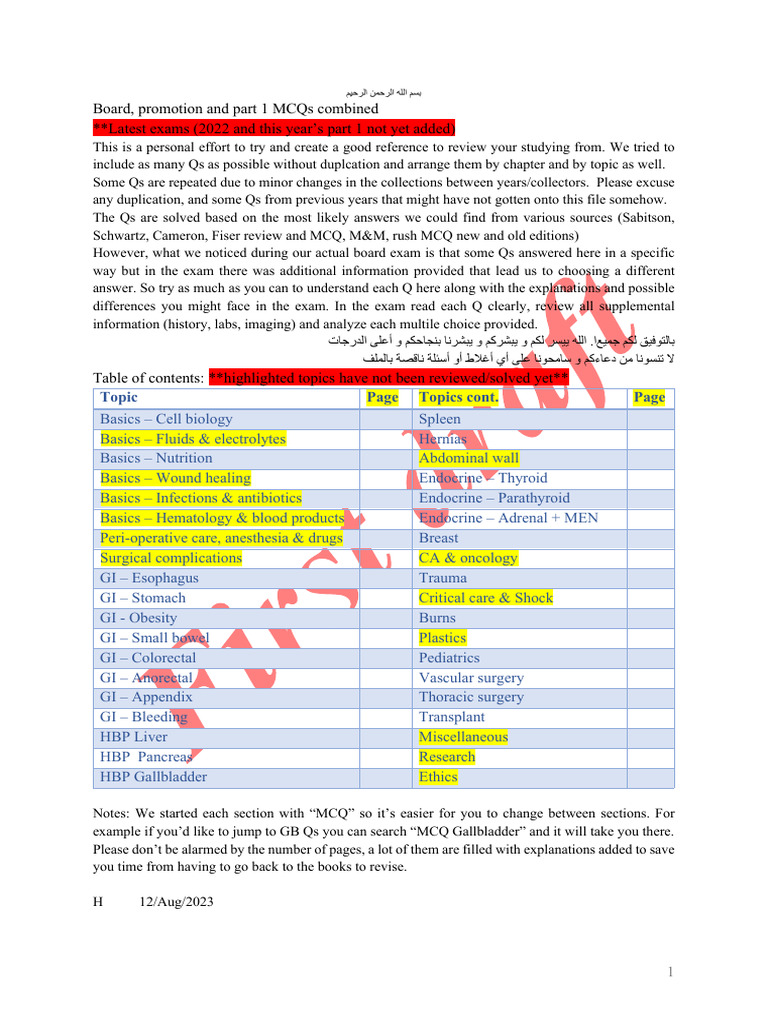 Important Files Part 2 | PDF | Medical Specialties | Clinical Medicine