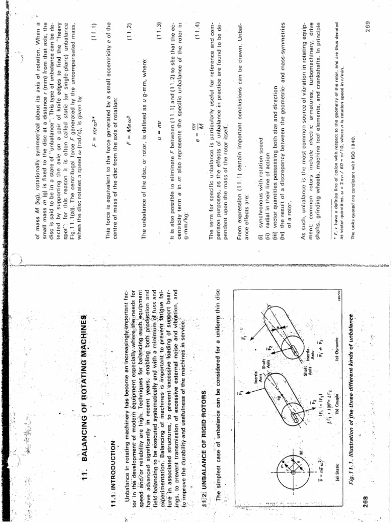 Balancing of Rotating Machines | PDF