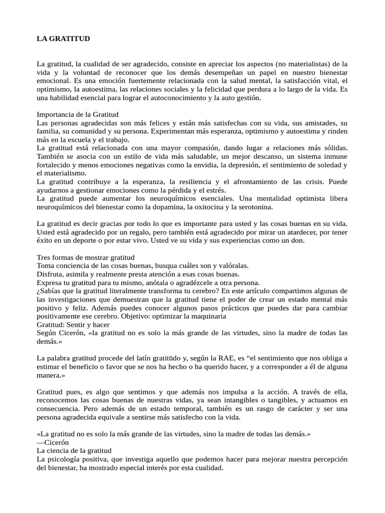 Gratit Ud | PDF | Gratitud | Felicidad