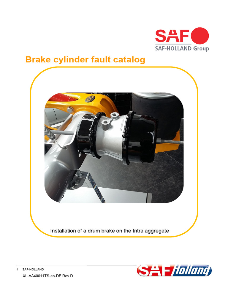 Fault Catalog Brake Cylinder - en Revd | PDF | Leak | Brake