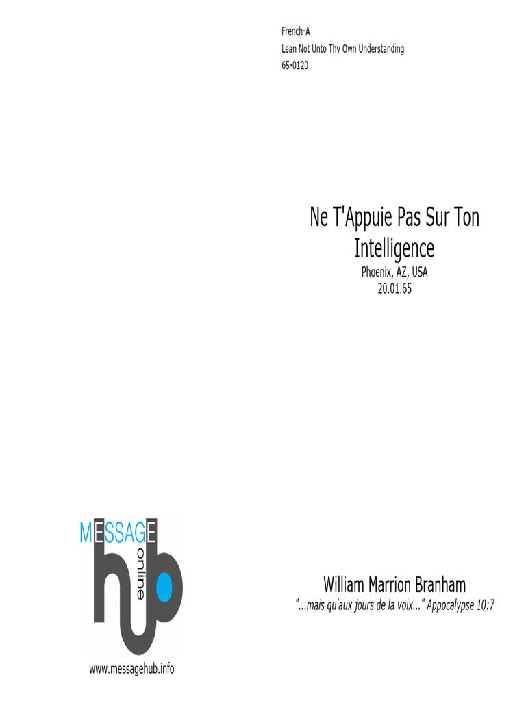 French-A_65-0120_A4-Booklet | PDF | Dieu | Saint-Esprit