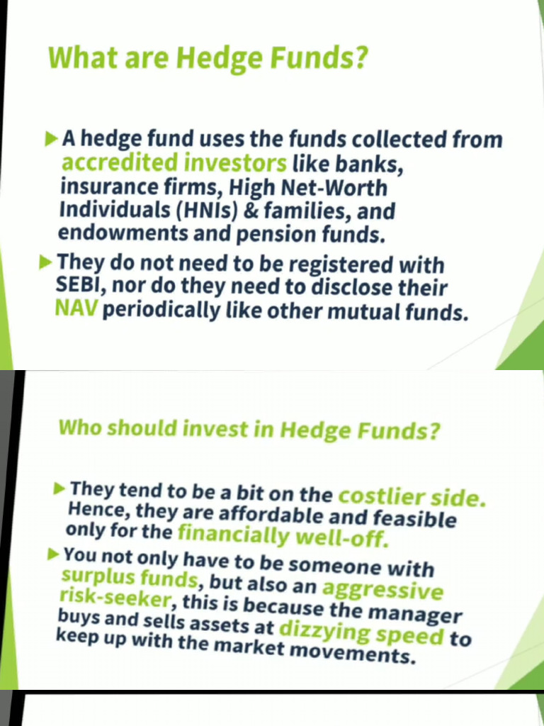 Hedge Funds | PDF