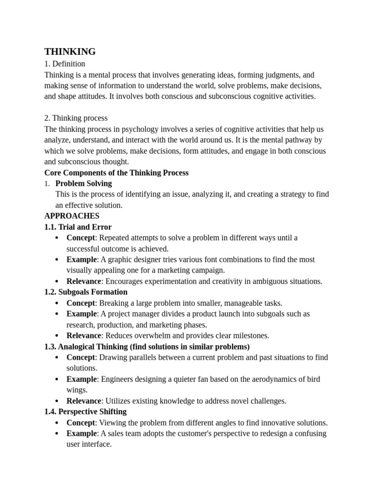 THINKING | PDF | Stereotypes | Priming (Psychology)