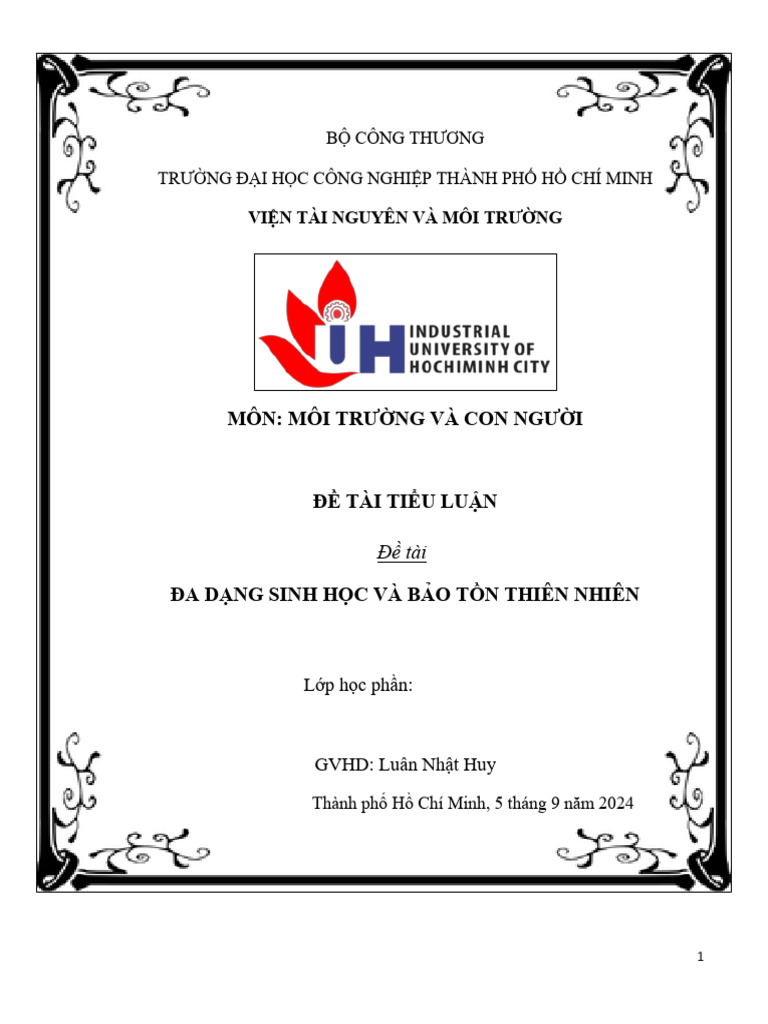 N5-TIỂU LUẬN MT&CN | PDF