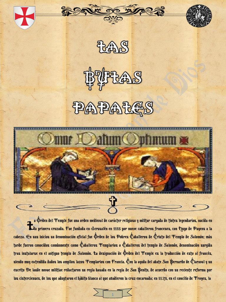 Historia y Privilegios Templarios | PDF | Caballeros templarios | Alta ...