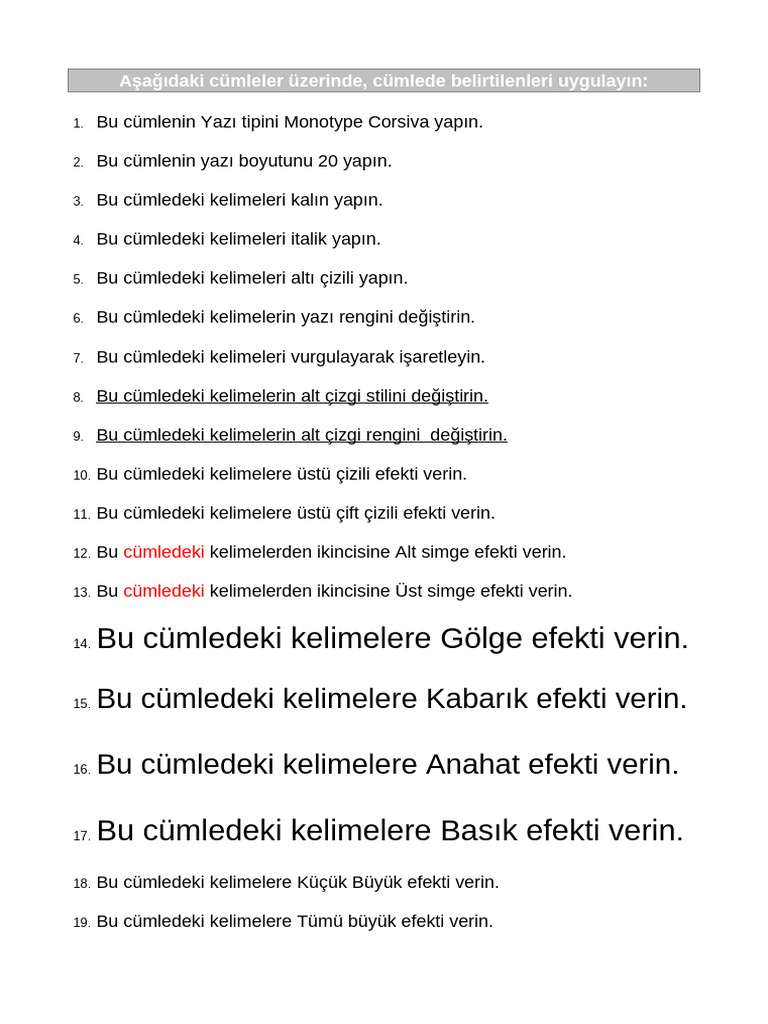 1metin Alistirma | PDF