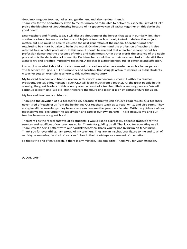 TEKS PIDATO SMP MTs 2024 | PDF | Muhammad | Abrahamic Religions