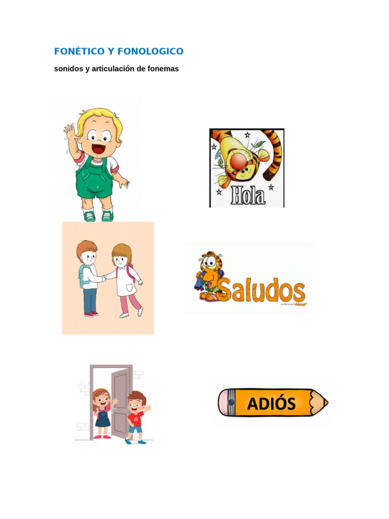 Sonidos y Articulación de Fonemas | PDF