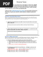 Personal Taxes--Understanding Taxes (1)