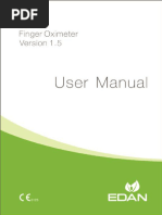 User Manual For Handheld Pulse Oximeter | PDF | Hemoglobin | Usb