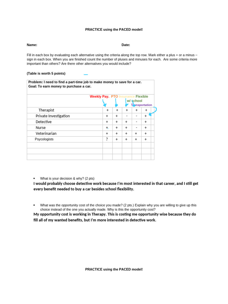 PACED Model | PDF | Mentorship