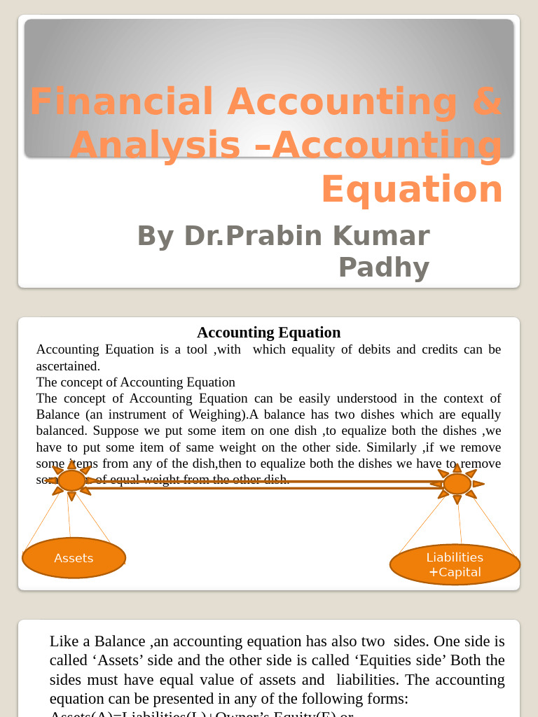 Accounting Equation | PDF | Equity (Finance) | Private Sector