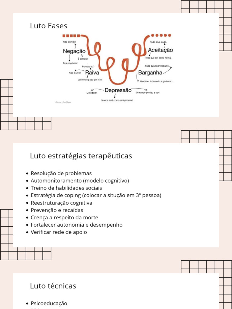 Estratégias e Fases do Luto: Guia Terapêutico | PDF | Morte | Distúrbio ...