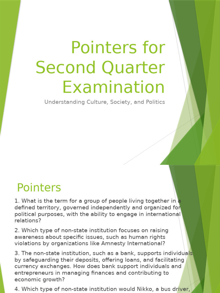 Pointers Second Periodical Examination UCSP | PDF | Social Inequality | Discrimination & Race ...