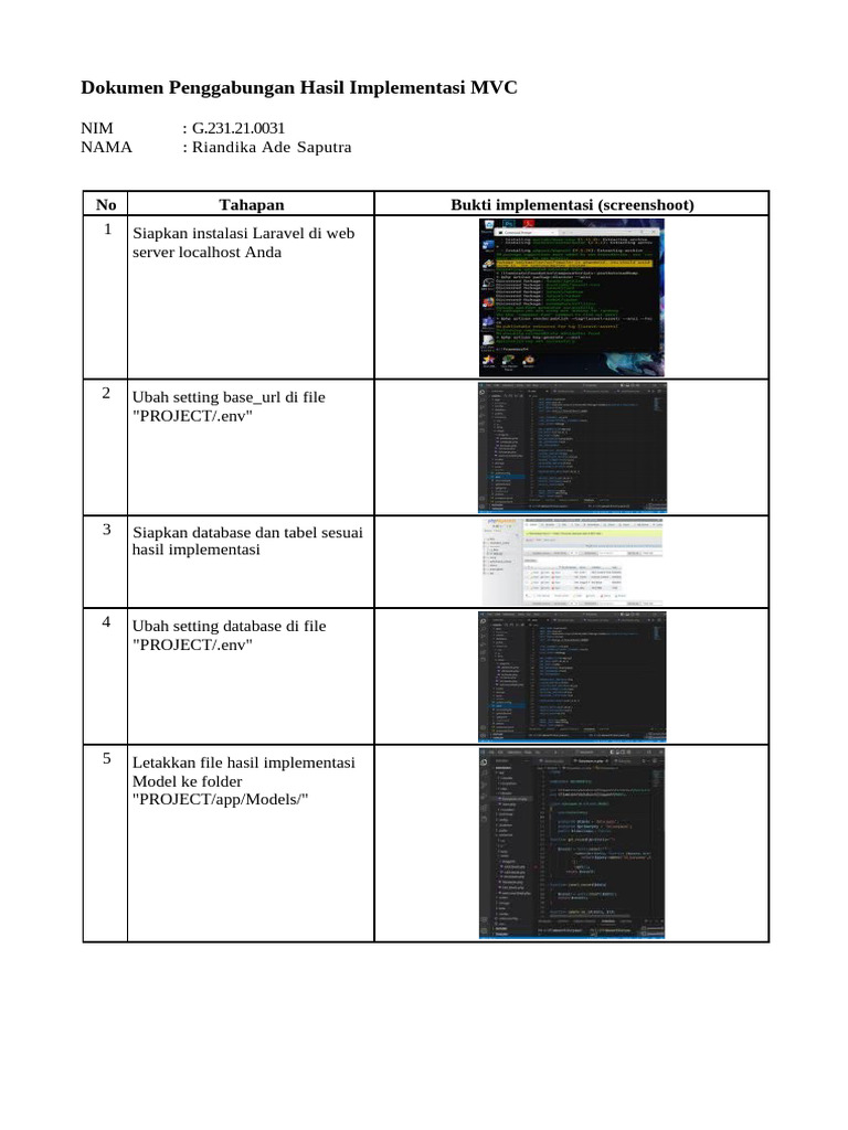 Tugas Framework | PDF