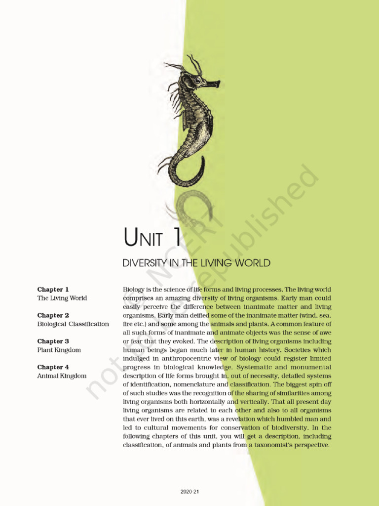 The Living World | PDF