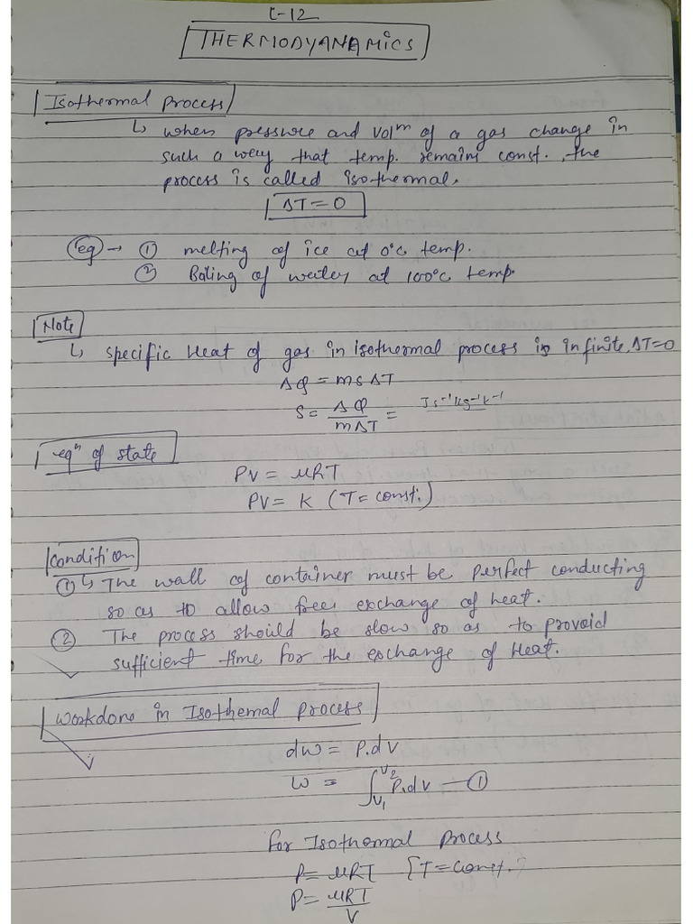 Thermodynamics Brilion Academy | PDF