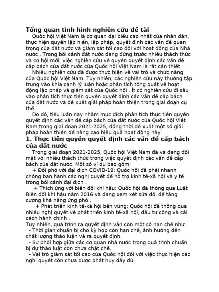 T NG Quan Nghiên C U | PDF