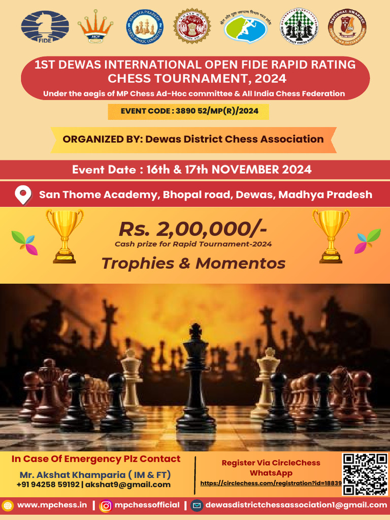 Dewas Chess International Chess Tournament 2024 | PDF | Traditional ...