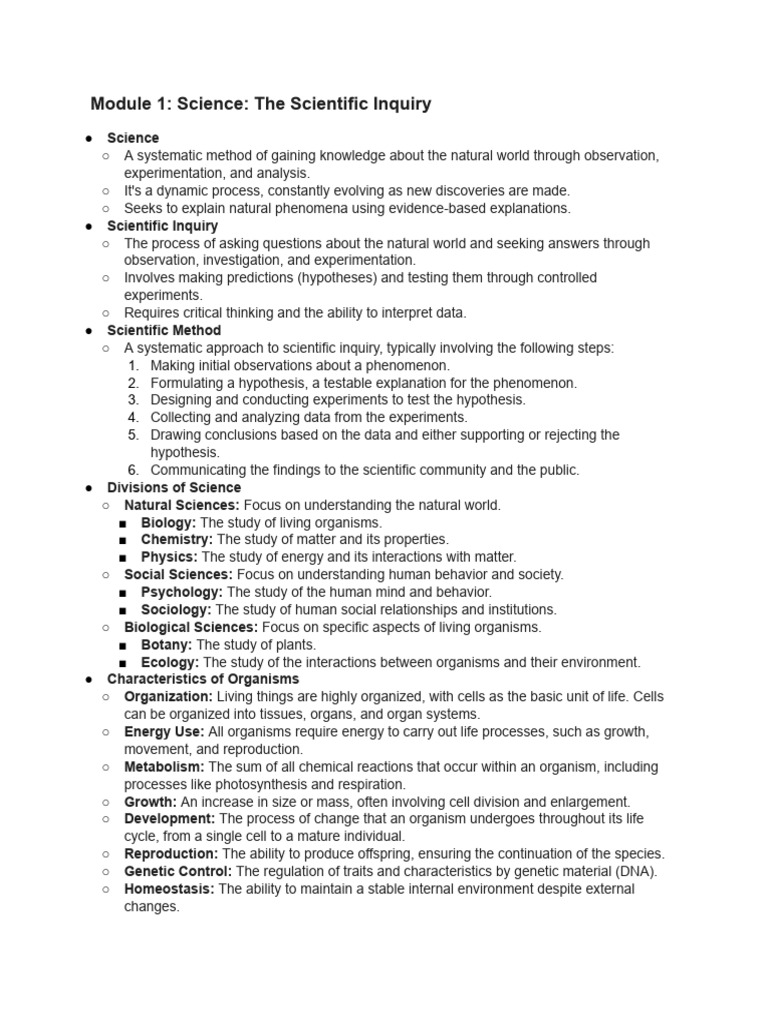 Zoology - Midterms Reviewer | PDF | Scientific Method | Experiment