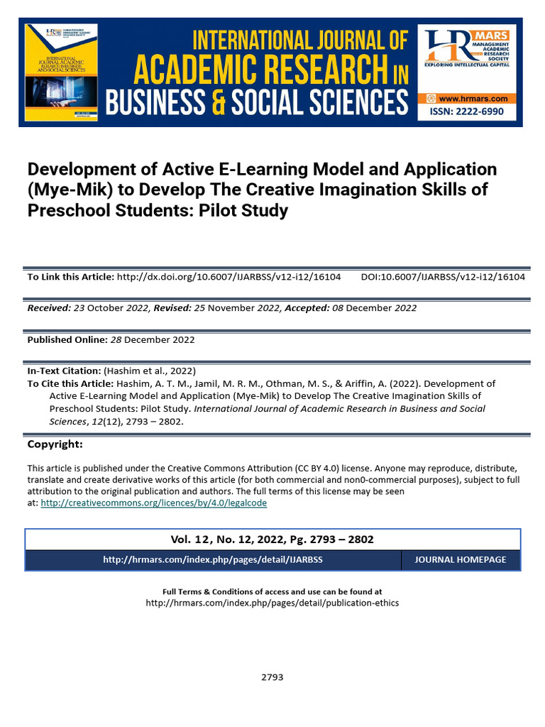 Development of Active e Learning Model and Application Mye Mik To Develop The Creative ...