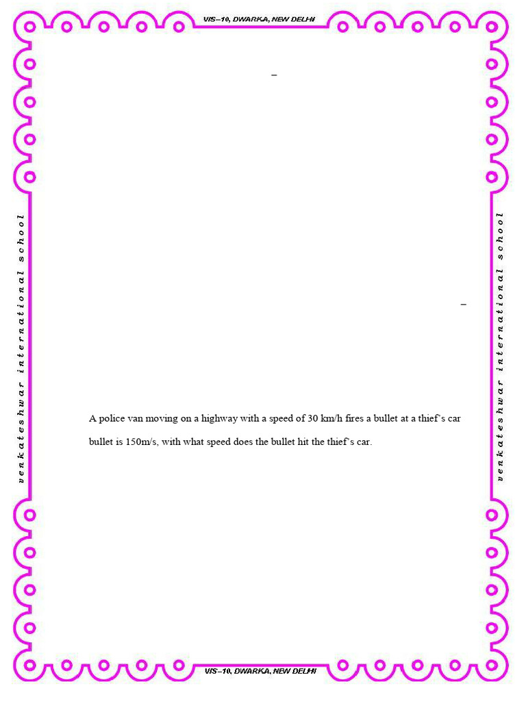 PHYSICS ASSIGNMENT | PDF | Speed | Acceleration