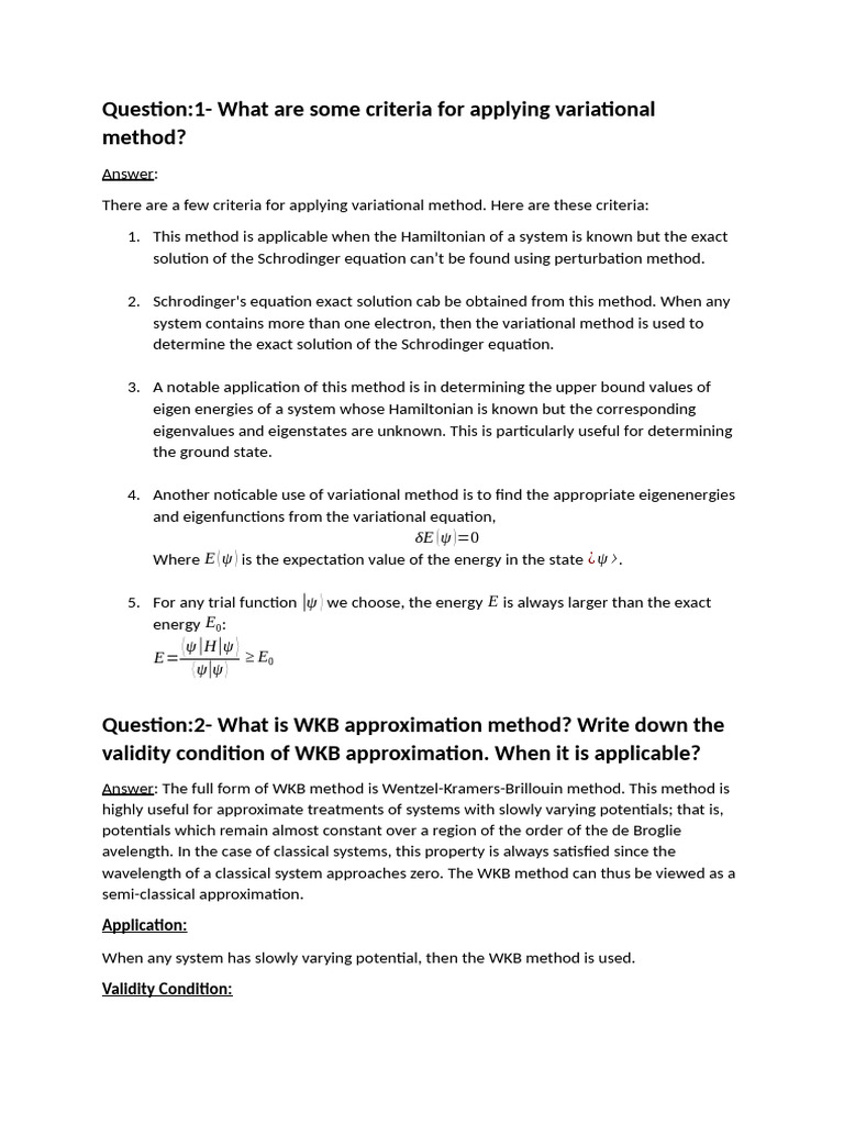48.mikadum Rahman (19 PHY 048) | PDF | Schrödinger Equation | Calculus Of Variations