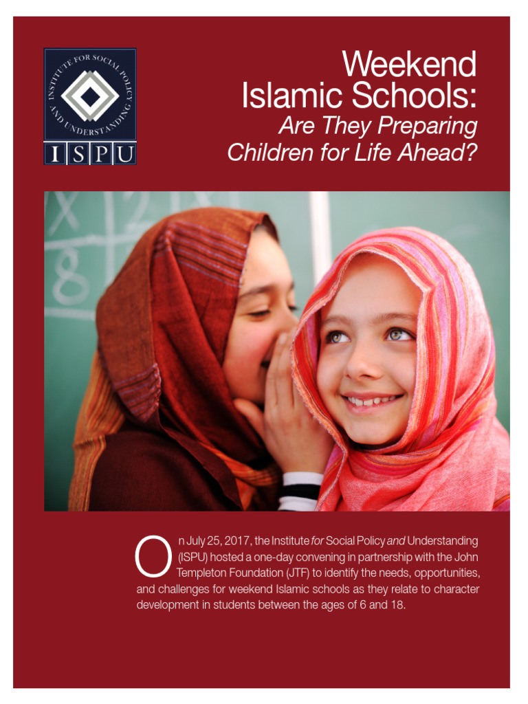 ISPU Weekend Islamic Schools - Report | PDF | Wellness