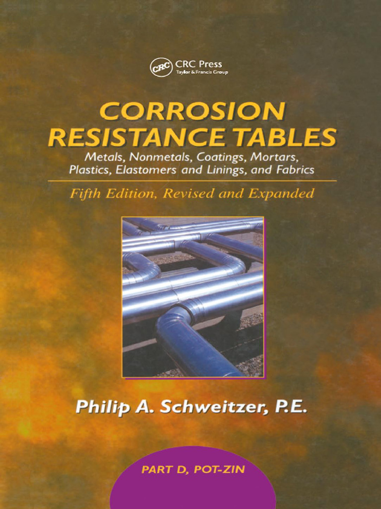 Corrosion Resistance Tables Part D (2021) | PDF | Corrosion | Stainless ...