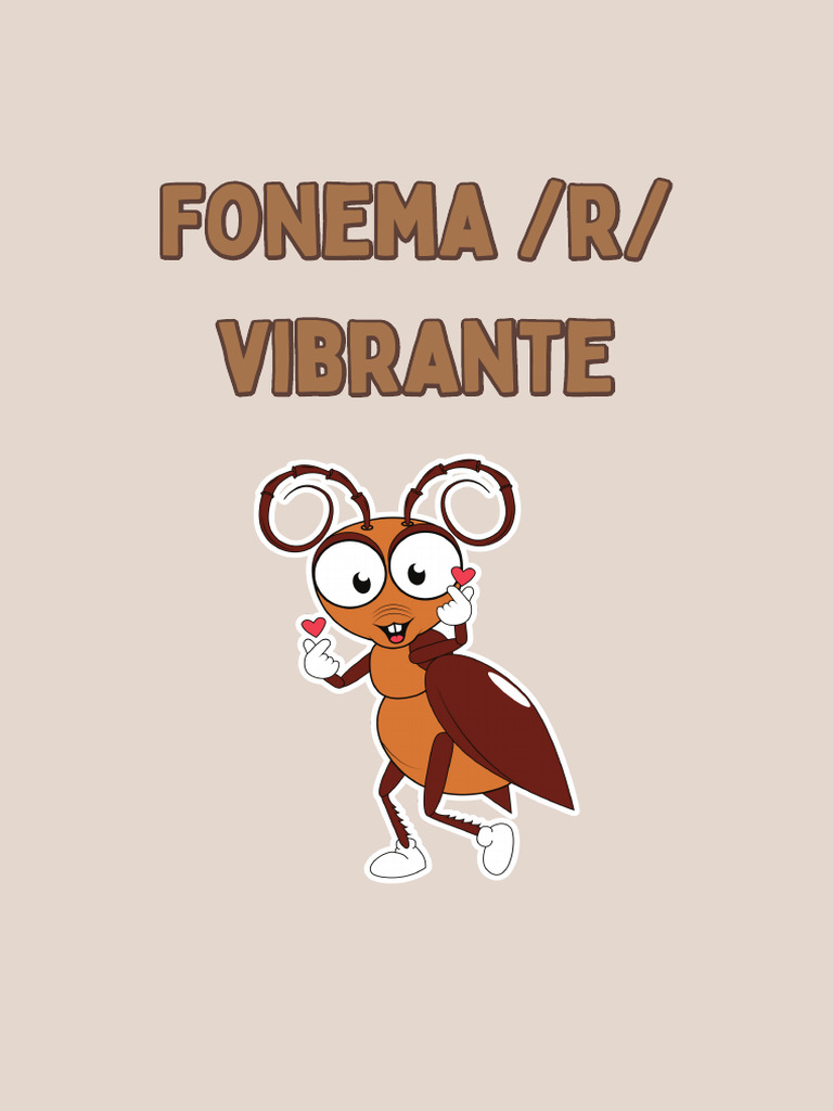 Fonema R Vibrante PDF | PDF
