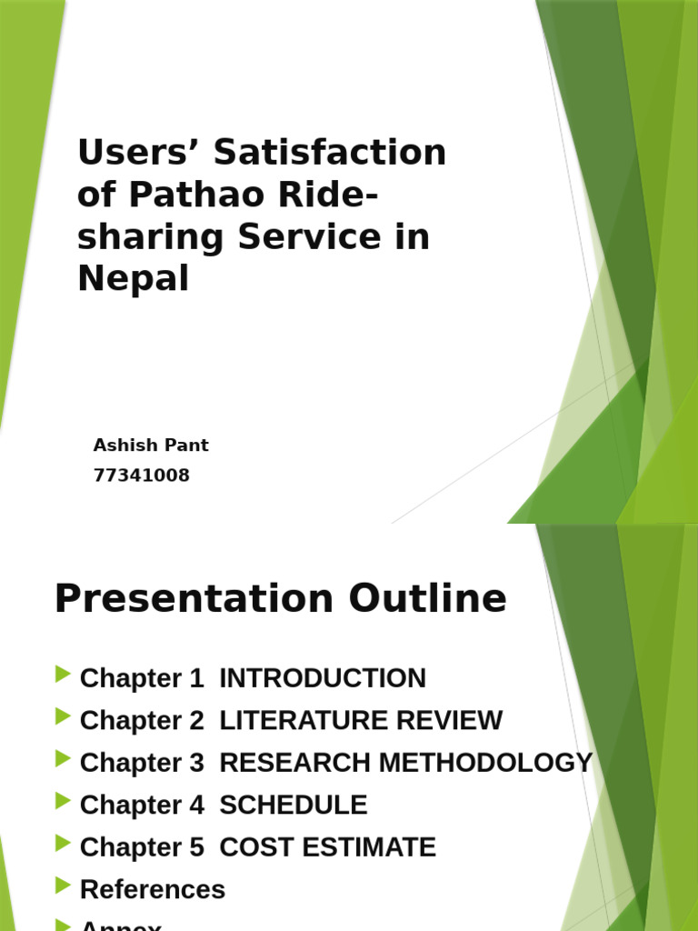 Ashish Pant 77341008 Proposal Presentation | PDF | Sample Size Determination | Survey Methodology
