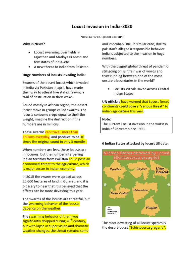 Locust invasion | PDF