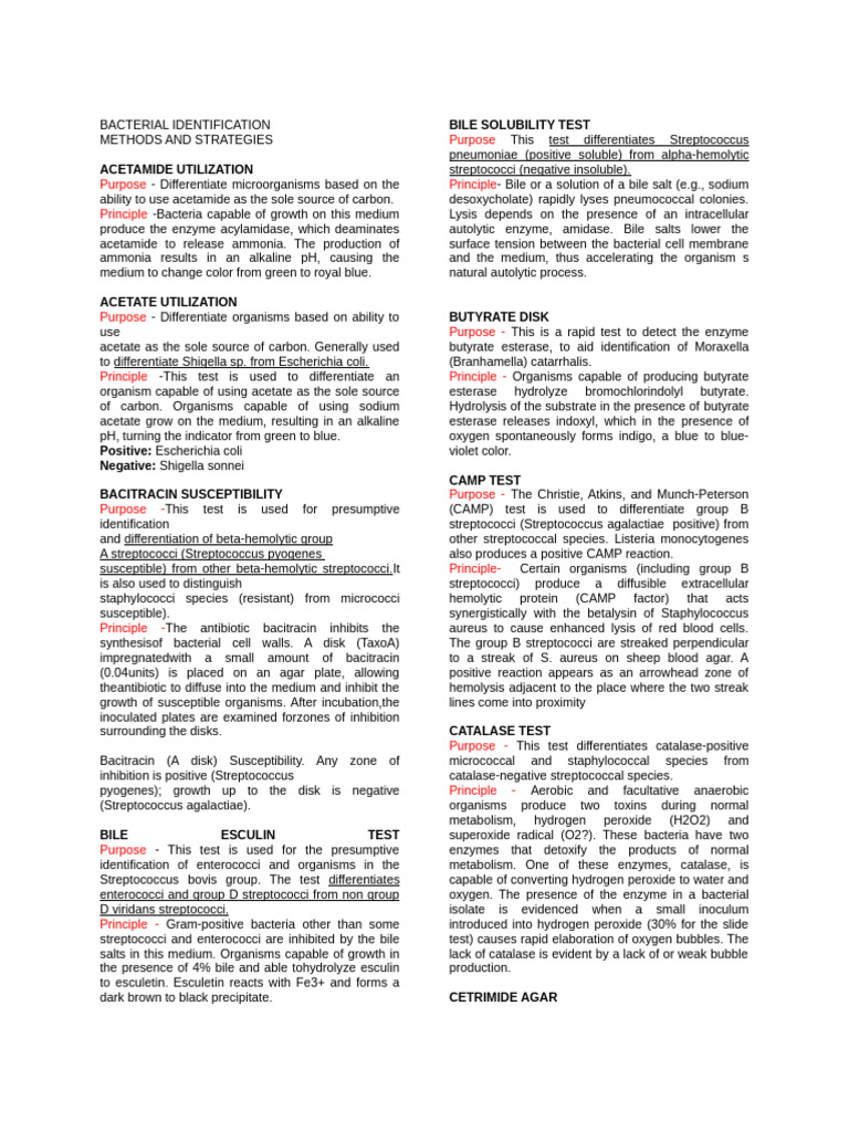 Bacte Semis | PDF | Growth Medium | Streptococcus