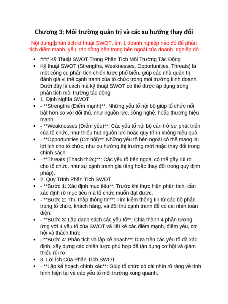 Chương 3 QTH | PDF