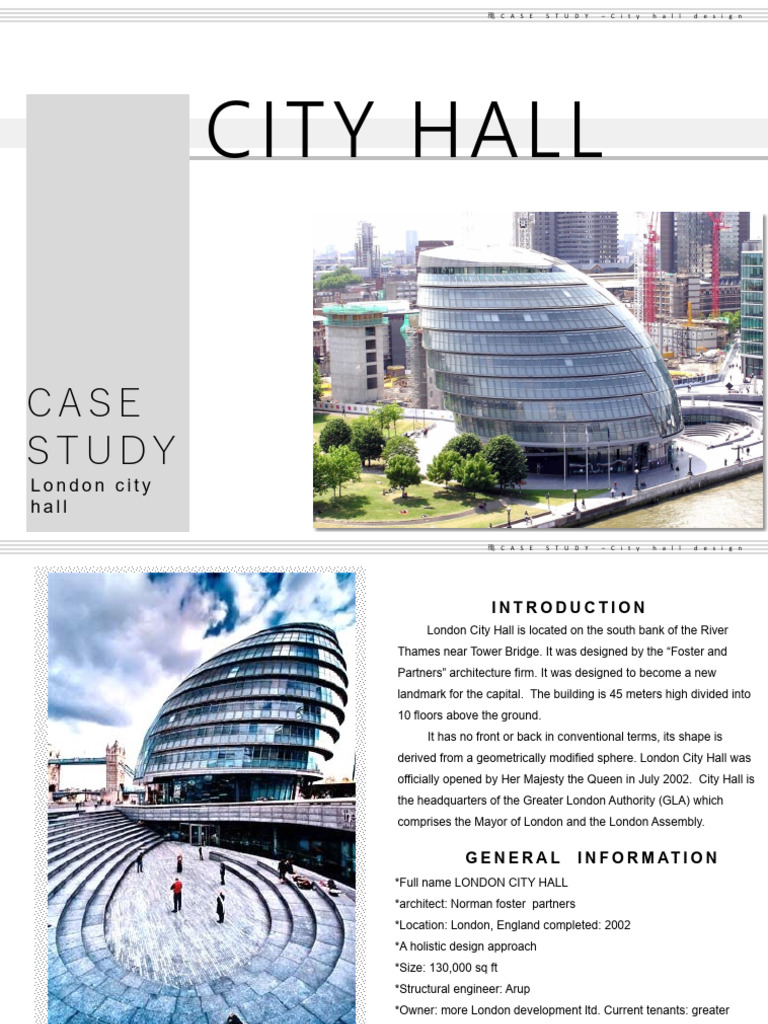 London City Hall Design Overview | PDF | Water | Ventilation (Architecture)