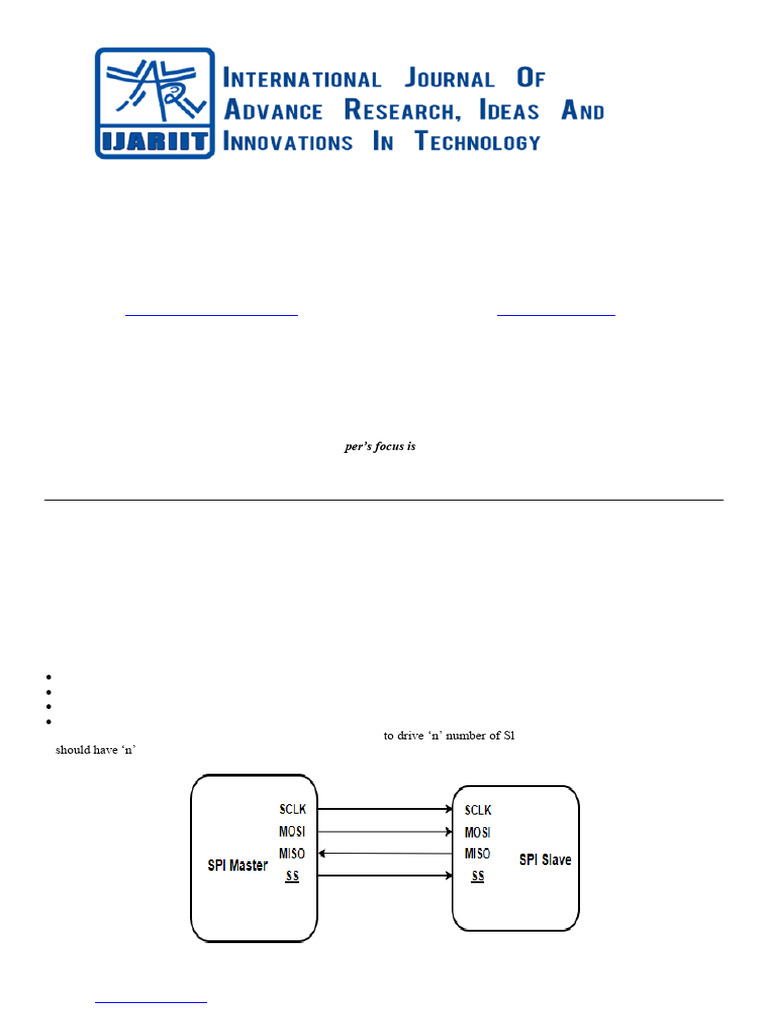 VLSI Implementation of SPI and I2C Communication Protocols | PDF | Manufactured Goods | Computer ...