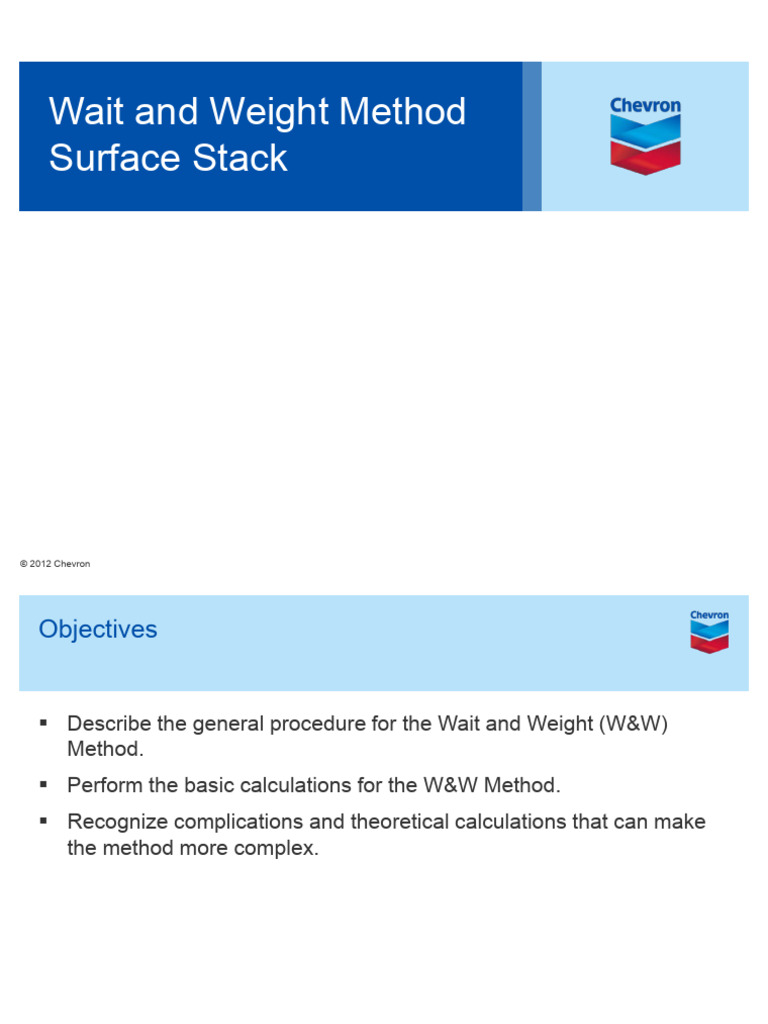 17G4. Wait and Weight Method (surface) | PDF | Mechanical Engineering