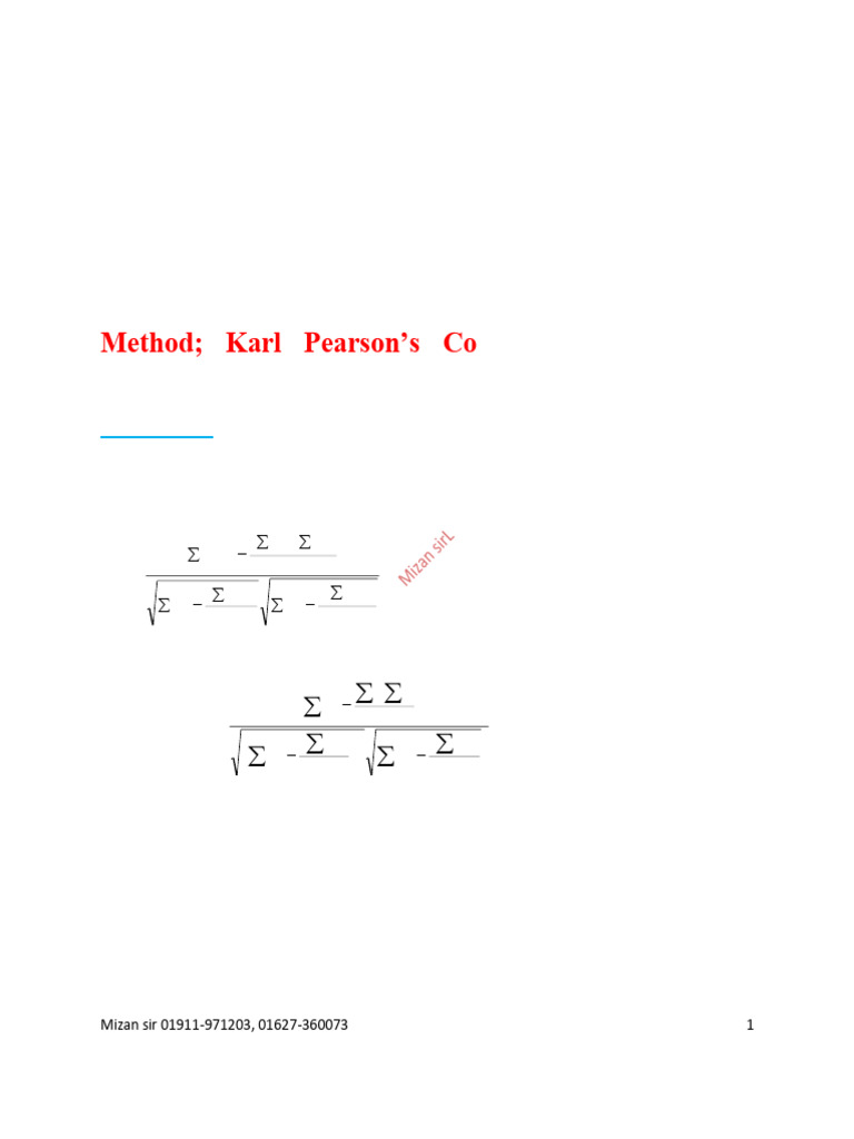 Correlation Analysis Guide | PDF | Applied Mathematics | Statistical Theory