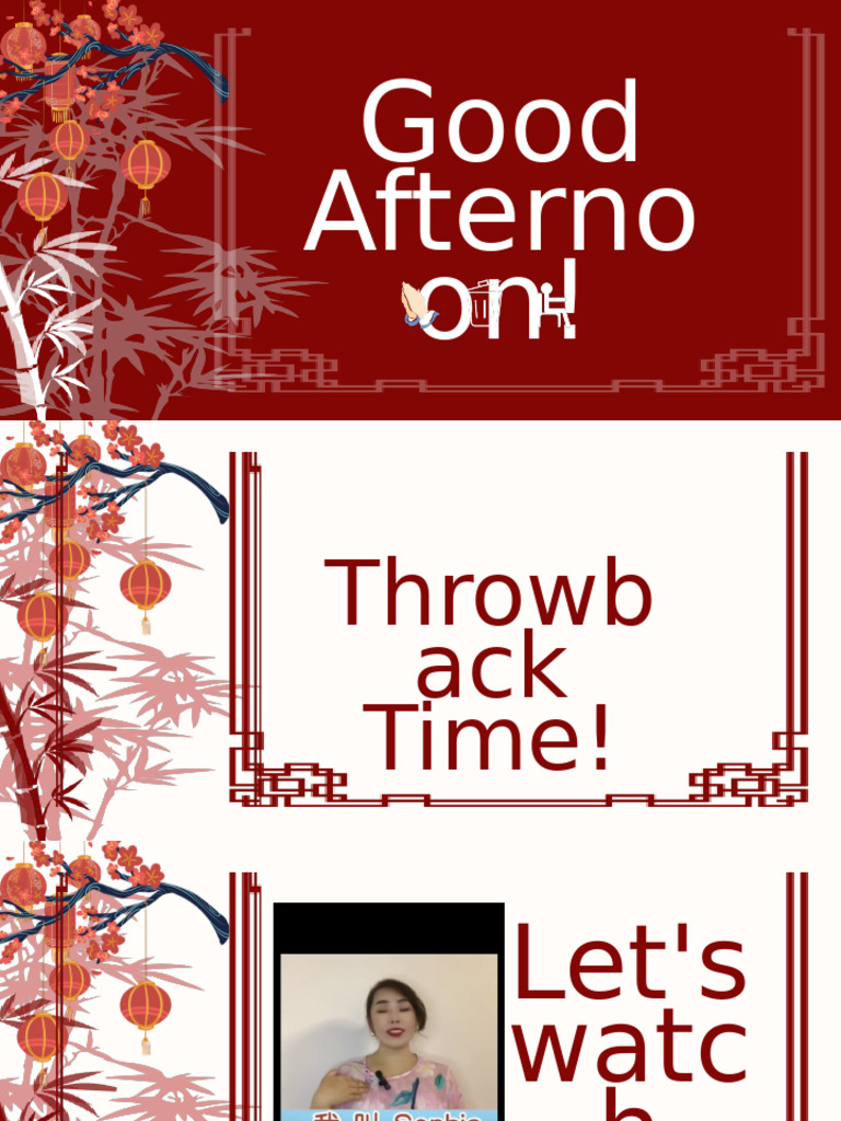 Fun Mandarin Introduction Game | PDF
