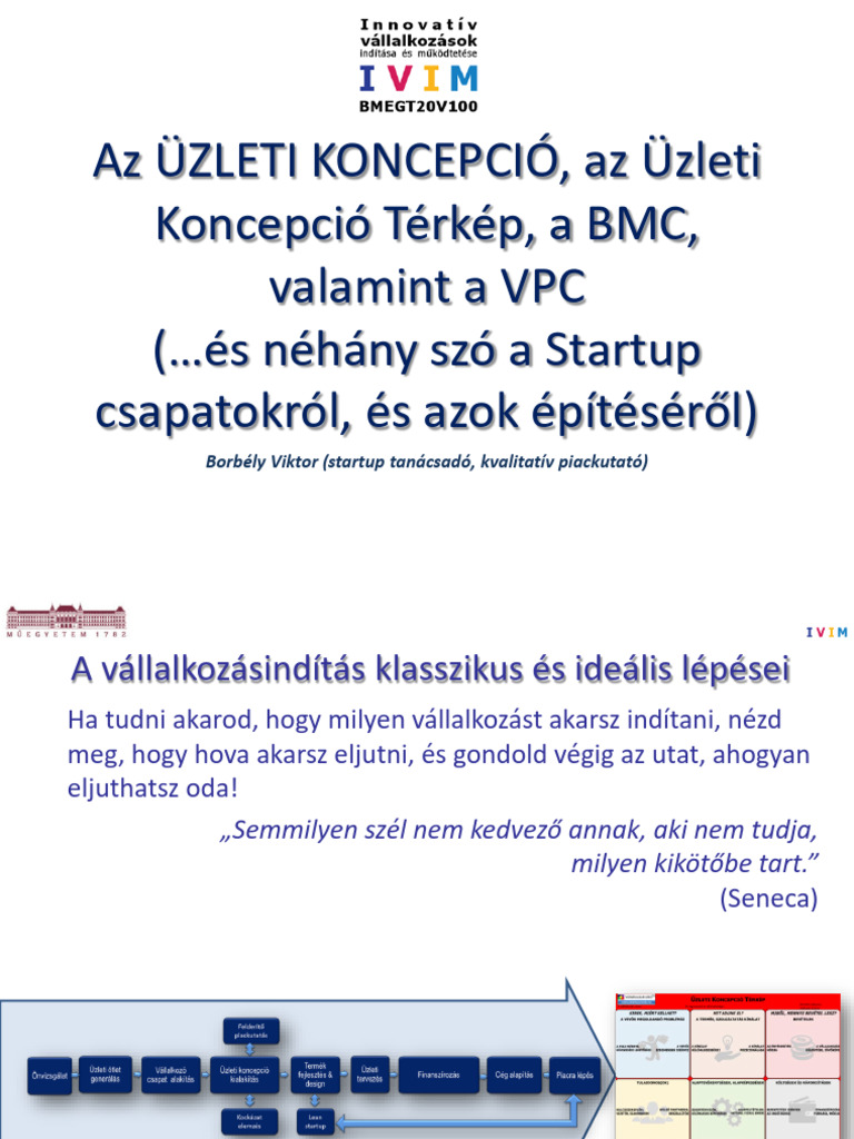 3. IVIM_Az üzleti koncepció 2022 ősz (Borbély Viktor) | PDF