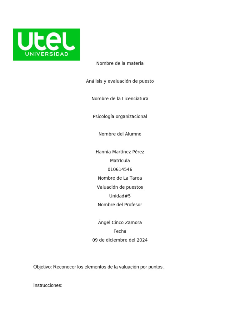 Documento1 4 | PDF | Evaluación | Ciencia cognitiva