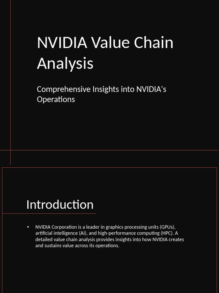 NVIDIA Value Chain Analysis Presentation | PDF | Graphics Processing ...